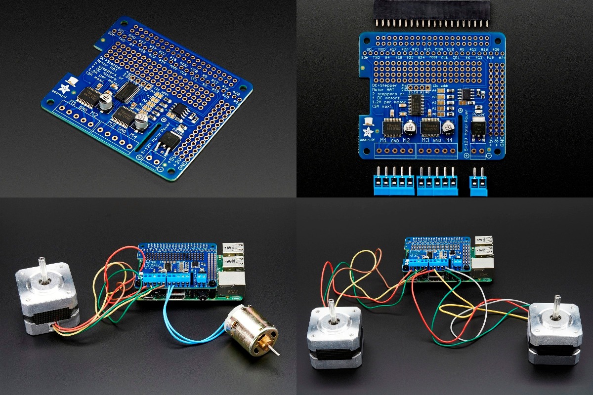 【產品/介紹】Adafruit DC & Stepper Motor HAT for Raspberry Pi - Mini Kit(未銲 ...