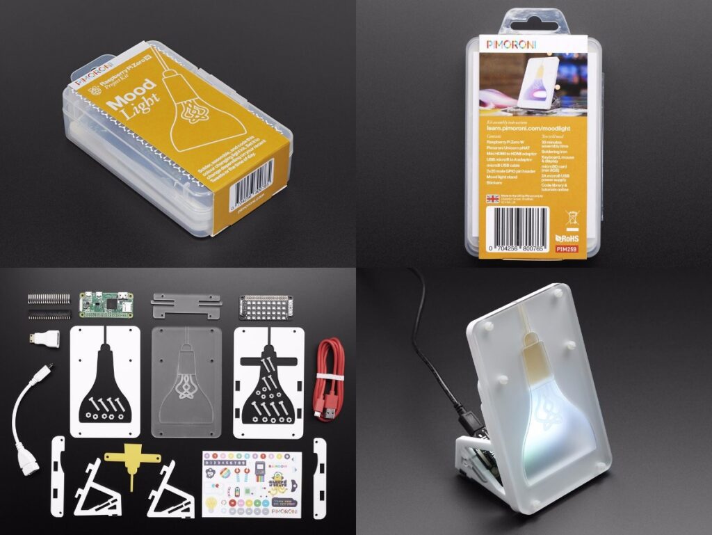 【產品/介紹】Pimoroni Mood Light - Pi Zero W Project Kit | Zero W | ZeroW - 台灣樹莓派