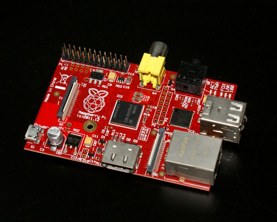 樹莓派 Raspberry Pi 1 Model B SBC 開發板（紅板） - 台灣樹莓派