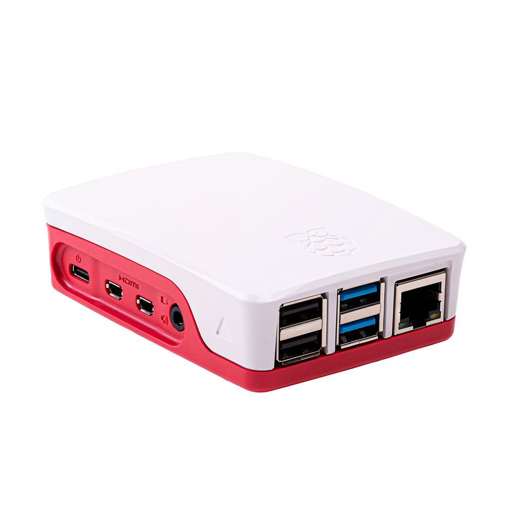 Raspberry Pi 4 Case | 樹莓派官方原廠紅白外殼 - 台灣樹莓派