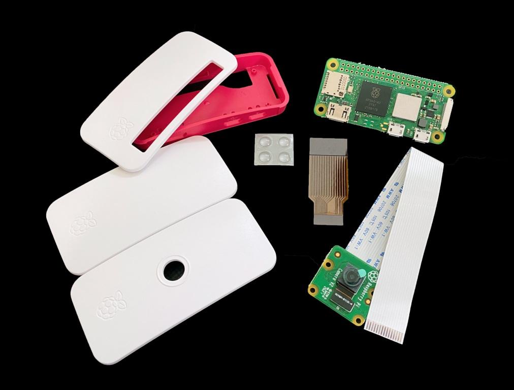Raspberry Pi Zero 2 W 相機套件（含 Pi Zero 2 W + 原廠紅白外殼帶相機短排線 + Raspberry Pi ...