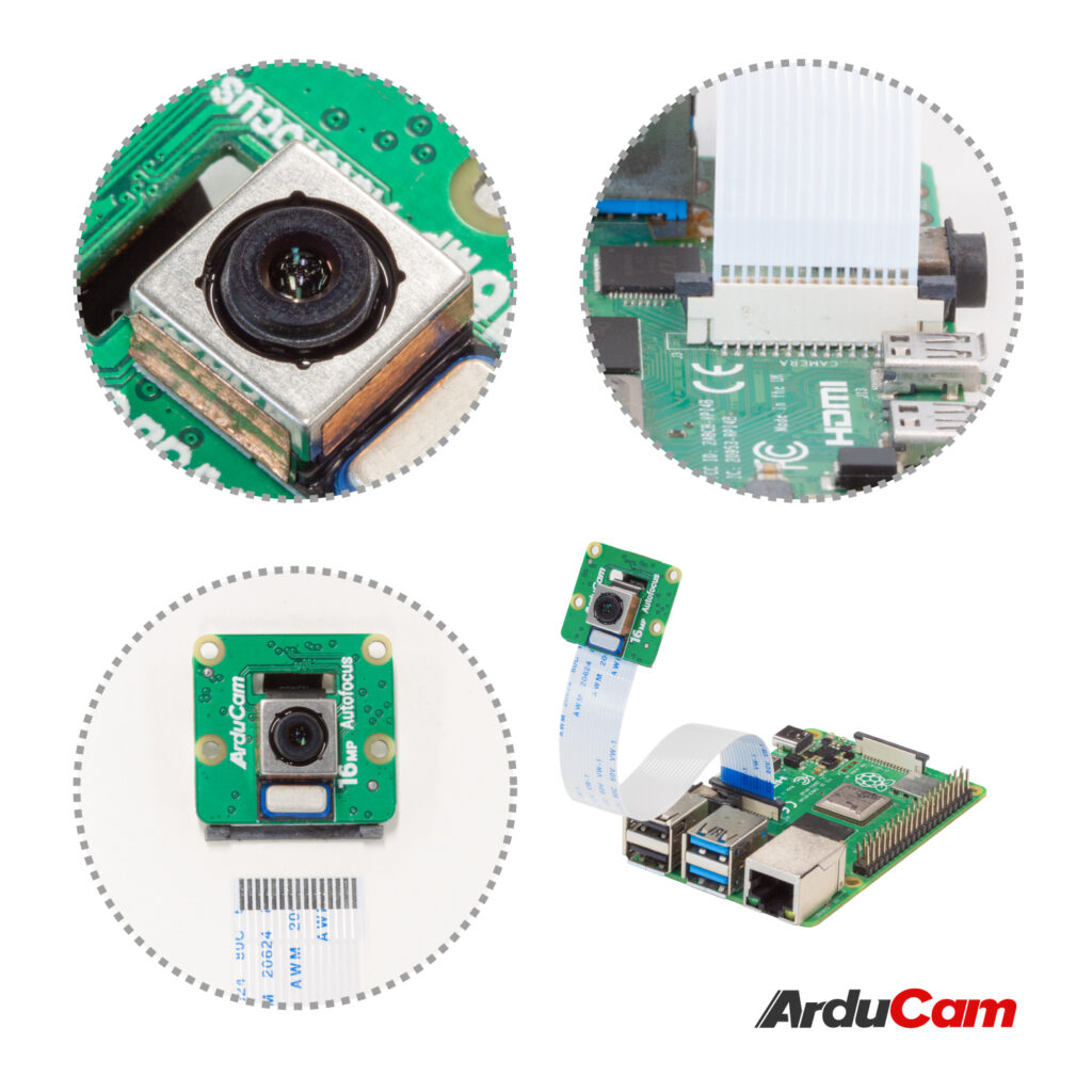 Arducam IMX519 Autofocus Camera Module for Raspberry Pi | 自動對焦相機模組 - 台灣樹莓派