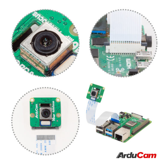 Arducam IMX519 Autofocus Camera Module for Raspberry Pi | 自動對焦相機模組 - 台灣樹莓派