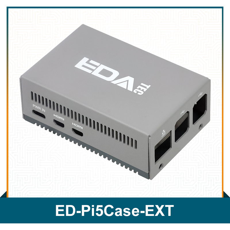 ED-Pi5Case-EXT | 樹莓派 Pi 5 加高散熱外殼 - Metal Case supporting Raspberry Pi 5 ...